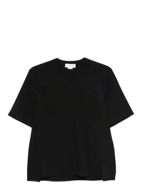 Stella McCartney Iconic Compact Short-sleeve T-shirt - Black