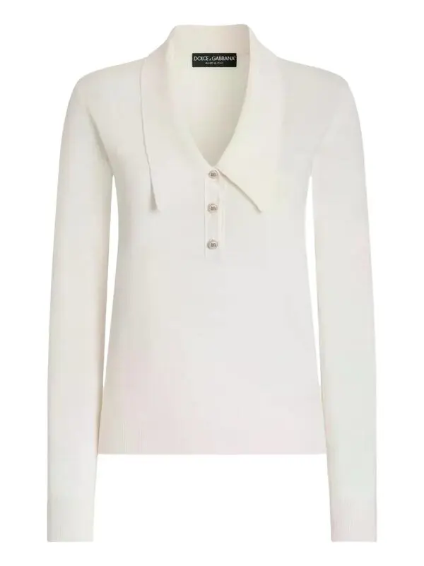 Dolce & Gabbana Cashmere Pullover - White