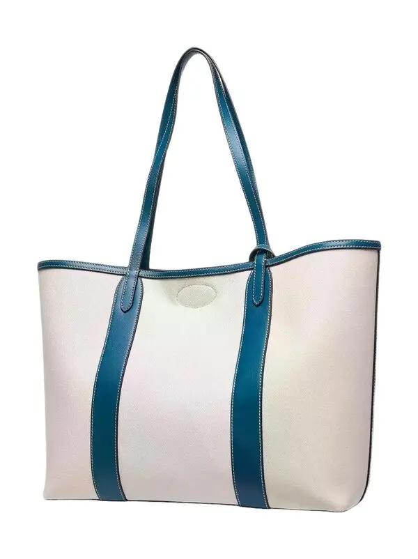 Mulberry Bayswater Contrast-trim Tote Bag - Neutrals