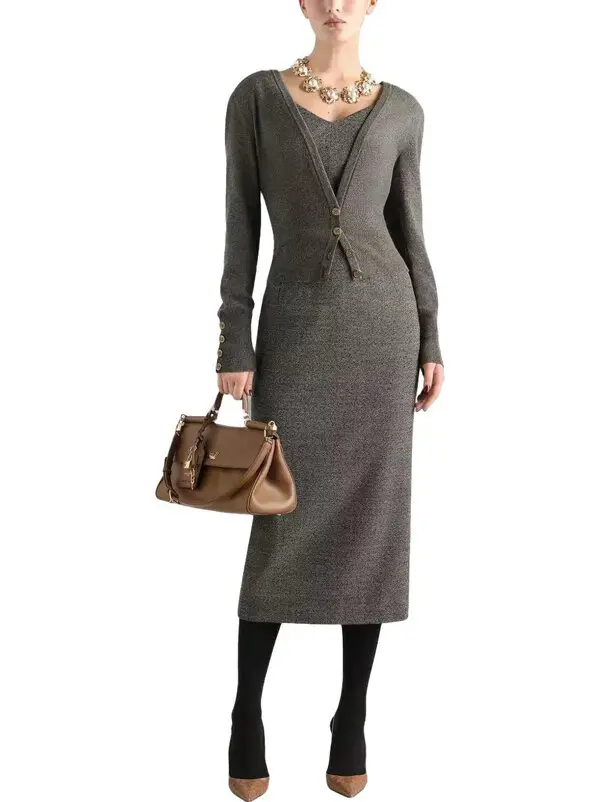 Dolce & Gabbana Cashmere Cardigan - Grey