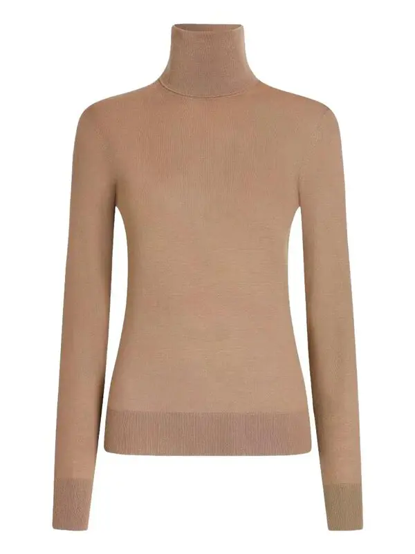 Dolce & Gabbana Cashmere Turtleneck Pullover - Brown