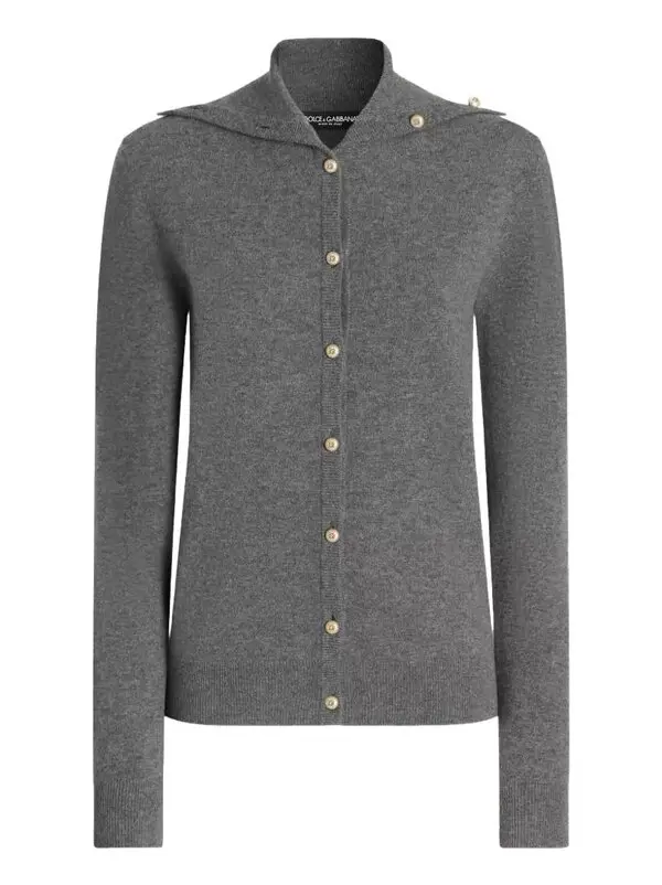 Dolce & Gabbana Cashmere Cardigan - Grey