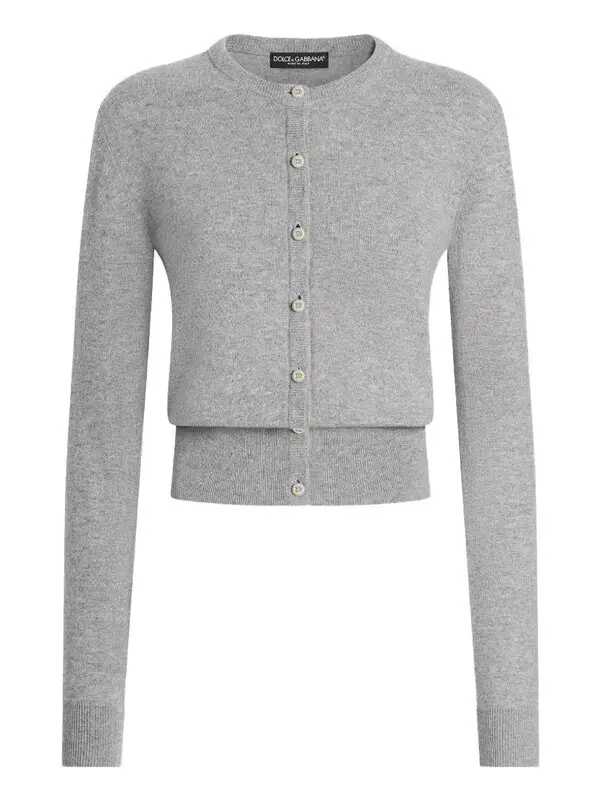 Dolce & Gabbana Cashmere Cardigan - Grey