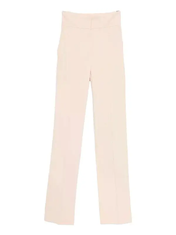 Elisabetta Franchi High-waisted Flared Trousers - Neutrals