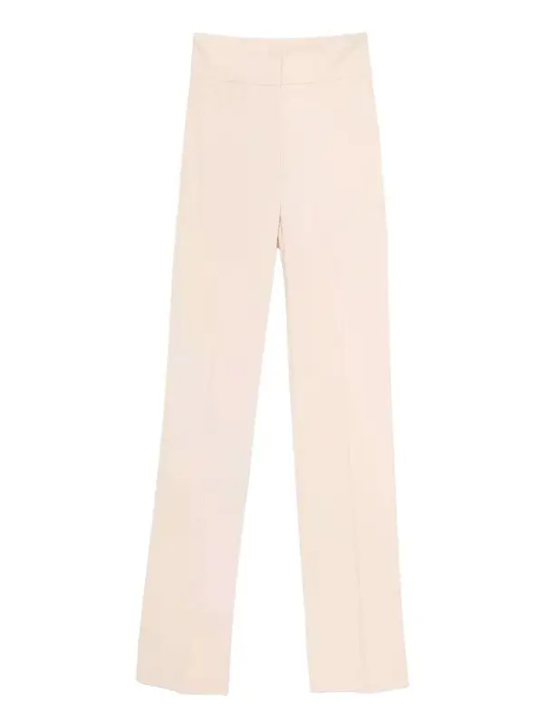 Elisabetta Franchi High-waisted Flared Trousers - Neutrals