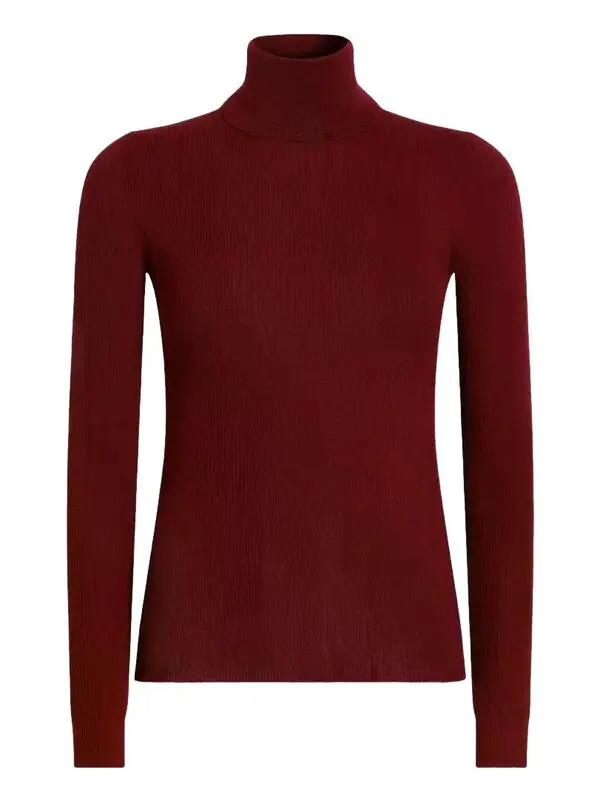 Dolce & Gabbana Cashmere Turtleneck Pullover - Red
