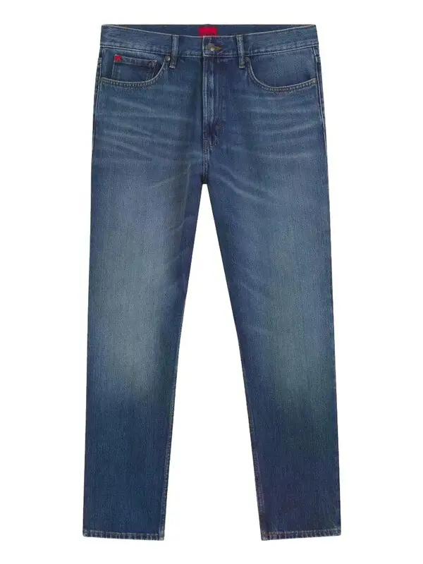 Hugo Tapered Leg Five-pocket Jeans - Blue