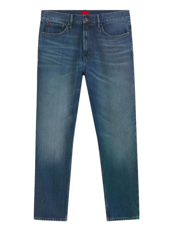 Hugo Tapered Leg Five-pocket Jeans - Blue