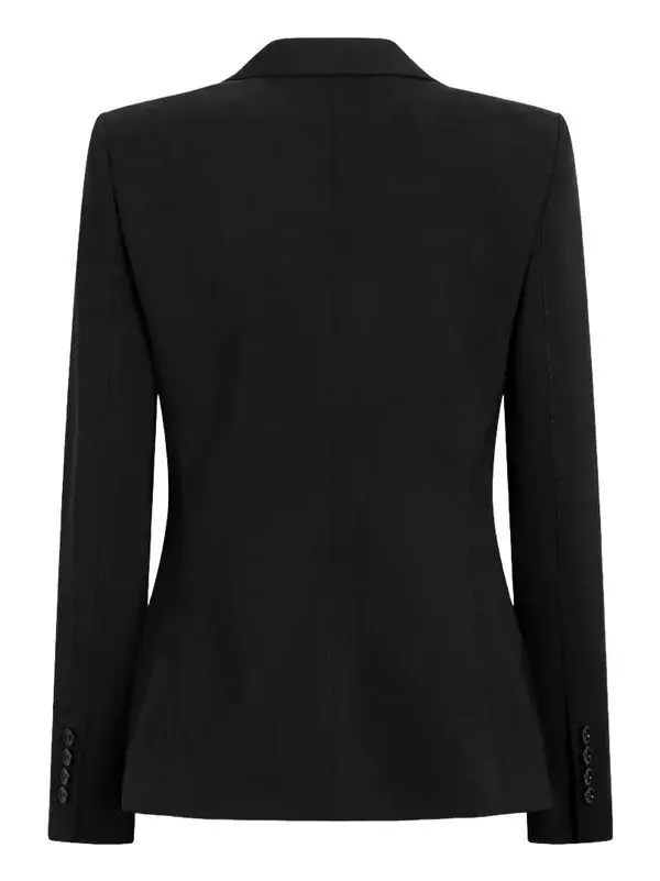 Dolce & Gabbana Single-breasted Buttoned Blazer - Black