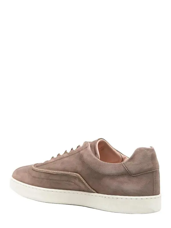 Fabiana Filippi Bead-embellished Suede Sneakers - Brown