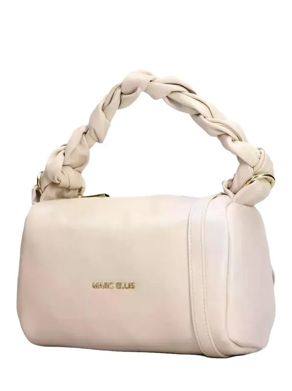 MARC ELLIS Zoey Braided-handle Shoulder Bag - Neutrals