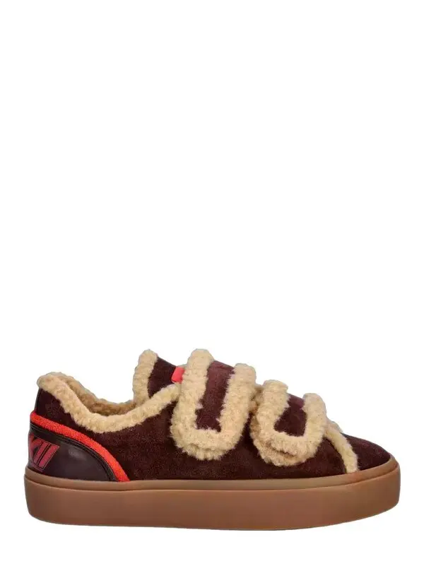 Inuikii Lila Touch-strap Sneakers - Brown