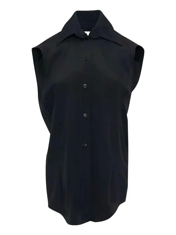 LITKOVSKA Double C Sleeveless Shirt - Black