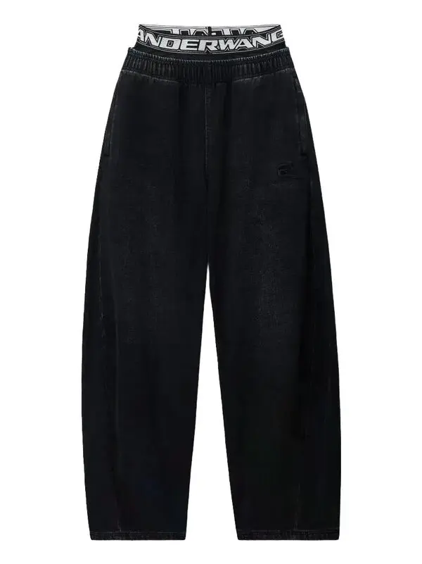 Alexander Wang Brushed Denim Sweatpants - Black