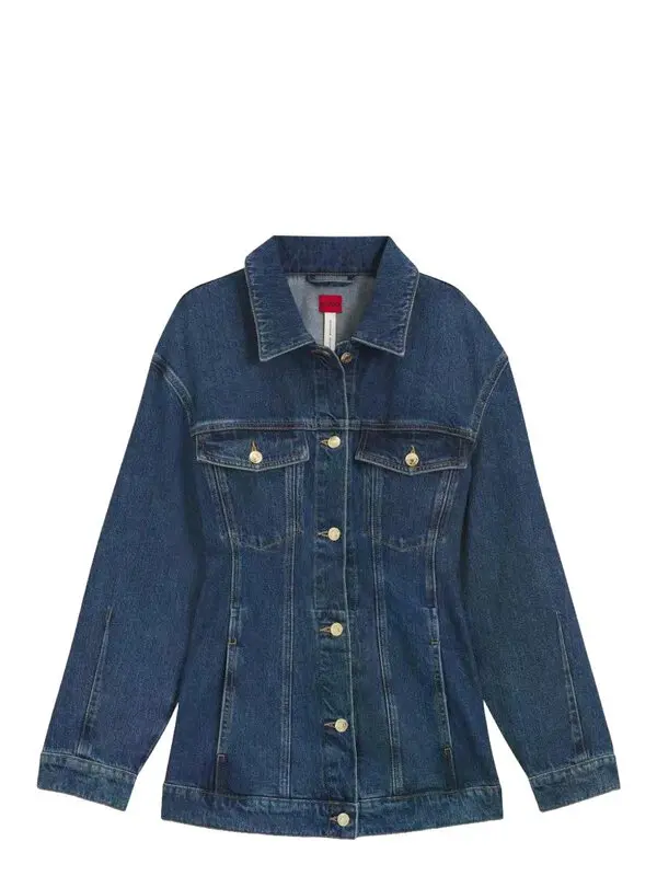 Hugo Button-fastening Denim Jacket - Blue