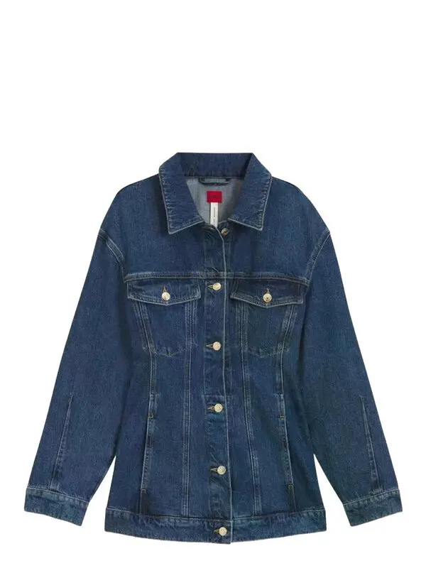 Hugo Button-fastening Denim Jacket - Blue