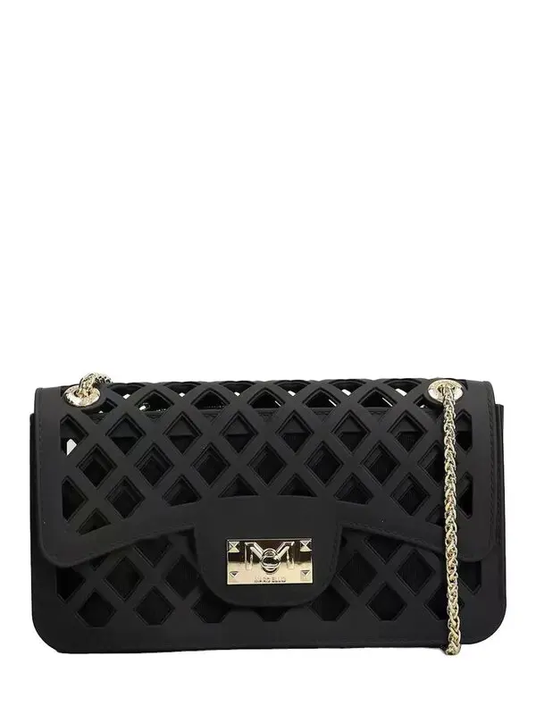 MARC ELLIS Cut-out Detail Shoulder Bag - Black