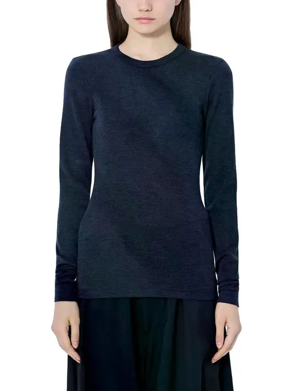 RÓHE Crew-neck Long-sleeve Top - Grey