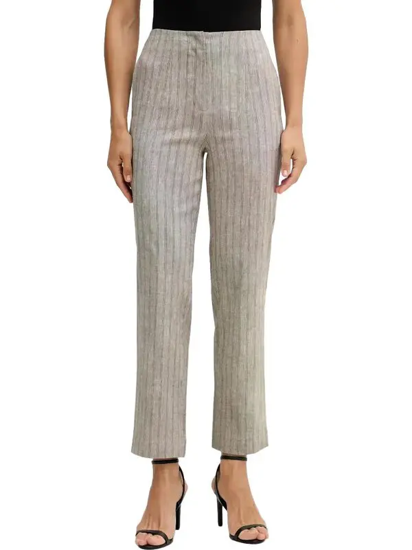 Sisley Pinstripe-pattern Trousers - Neutrals