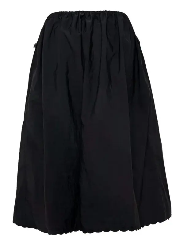 Cecilie Bahnsen Fiella Embroidered Midi Skirt - Black