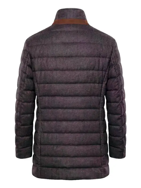 MOORER High-neck Padded Jacket - Red