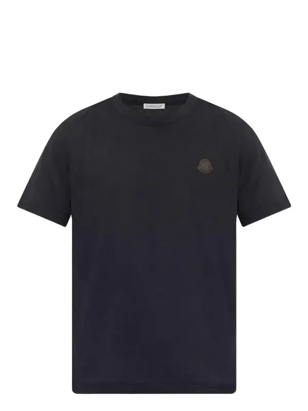 Moncler Logo-patch T-shirt - Black
