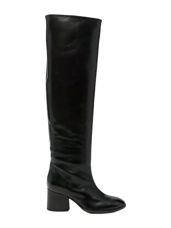 AeydĒ Block-heel Knee-high Boots - Black