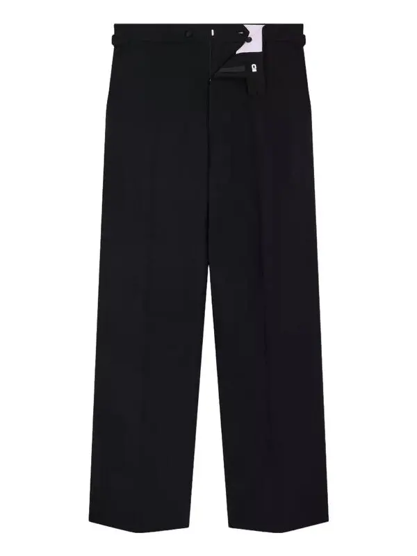 FURSAC Buckle-fastener Tailored Trousers - Black