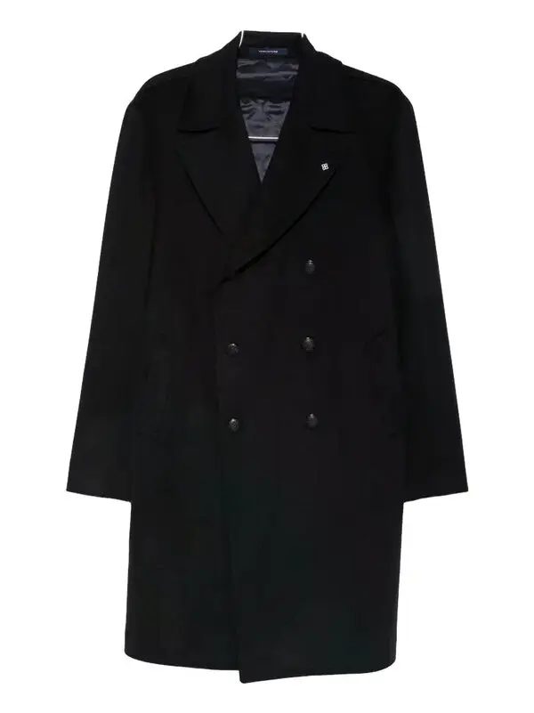 Tagliatore Arden Double-breasted Wool Coat - Black