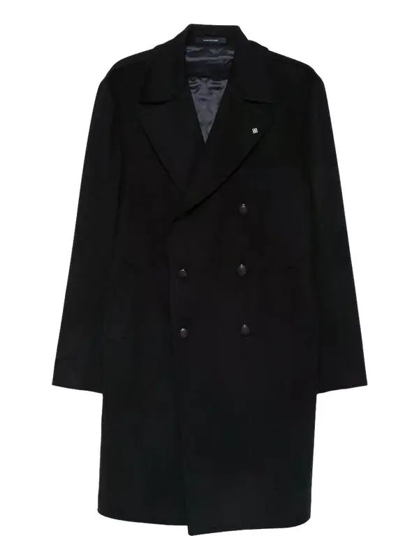 Tagliatore Arden Double-breasted Coat - Black