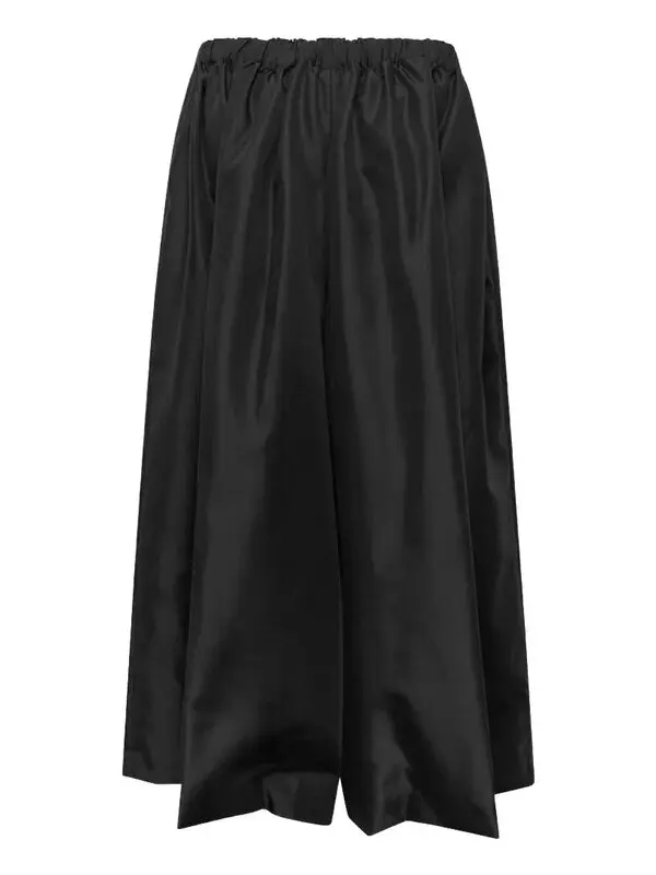 Comme Des Garçons Wide-leg Elongated Trousers - Black