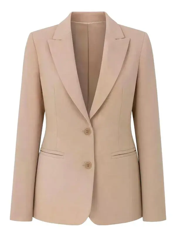 KAOS Peak-lapels Single-breasted Blazer - Neutrals
