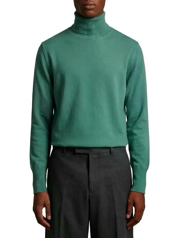 BALLANTYNE Fine-knit Cashmere Sweater - Green
