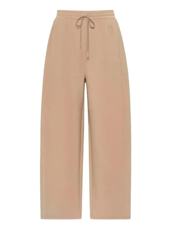 Max Mara Scuba Jersey Barrel-leg Trousers - Neutrals