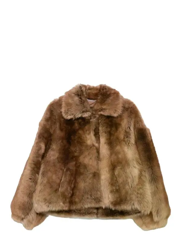 EMMETI Silvia Shearling Jacket - Brown