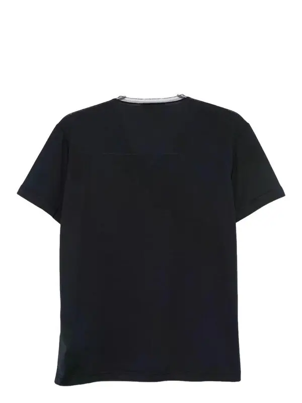 Fabiana Filippi Embellished V-neck T-shirt - Blue