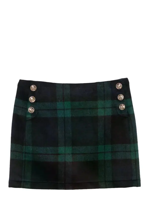 Liu Jo Wool-blend Mini Skirt - Blue