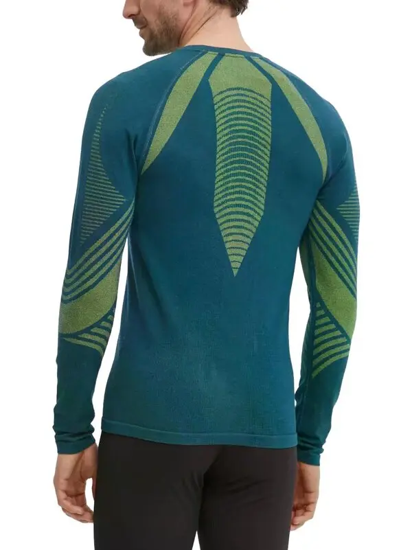 Smartwool Intraknit Active Panelled Top - Blue