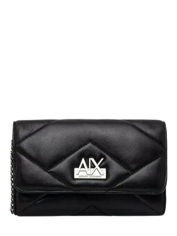 Armani Exchange Logo-plaque Mini Bag - Black