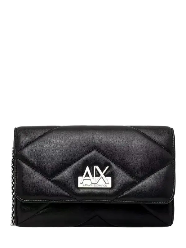 Armani Exchange Logo-plaque Mini Bag - Black