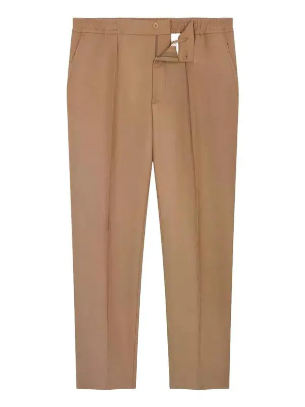 FURSAC Pleated Straight-leg Trousers - Neutrals