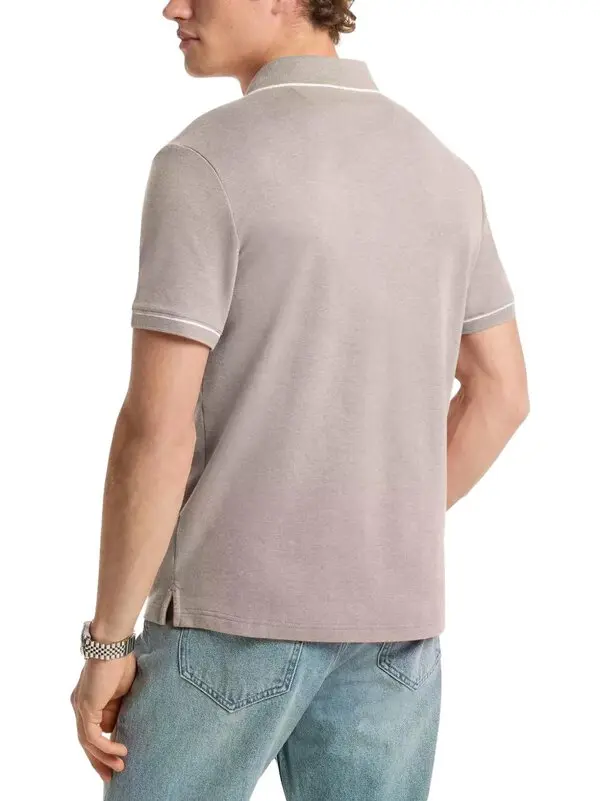 Michael Kors Gramercy Cotton Polo Shirt - Neutrals