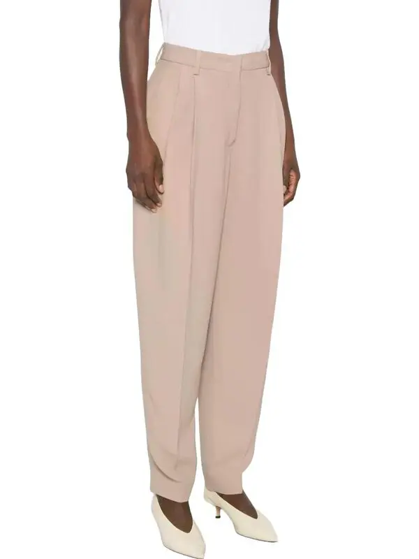 Fabiana Filippi Pleated Tapered Trousers - Neutrals