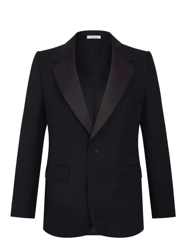 FURSAC Peak-lapel Blazer - Black
