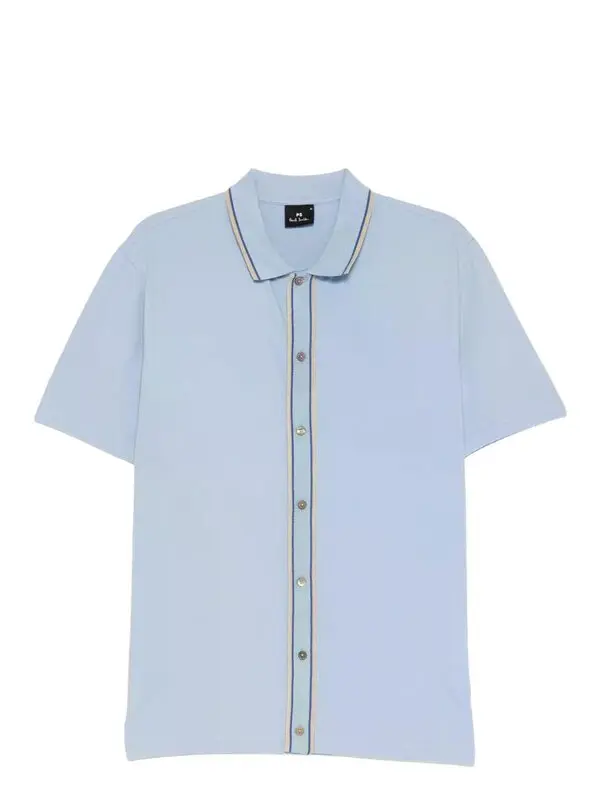 Paul Smith Contrast-collar Shirt - Blue