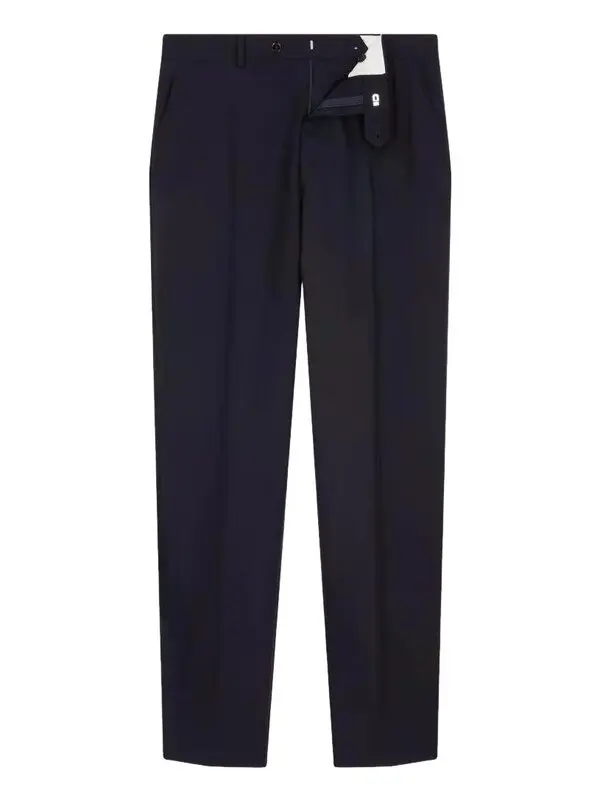 FURSAC Virgin-wool Tailored Trousers - Blue
