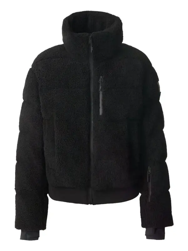 Mackage Anaya Shearling-texture Ski Jacket - Black