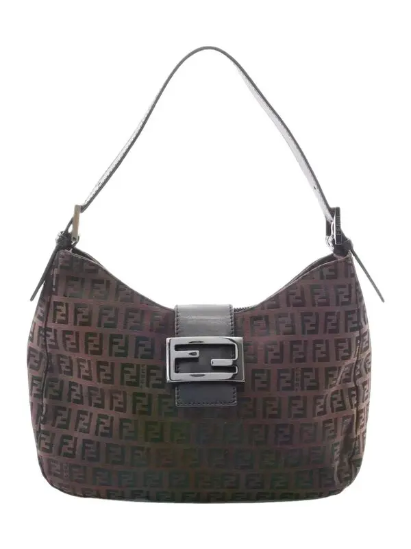 Fendi Zucchino Tote Bag - Brown
