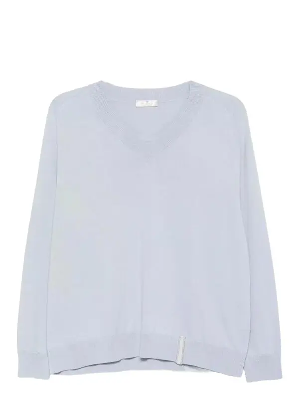 PANICALE V-neck Pullover - Blue