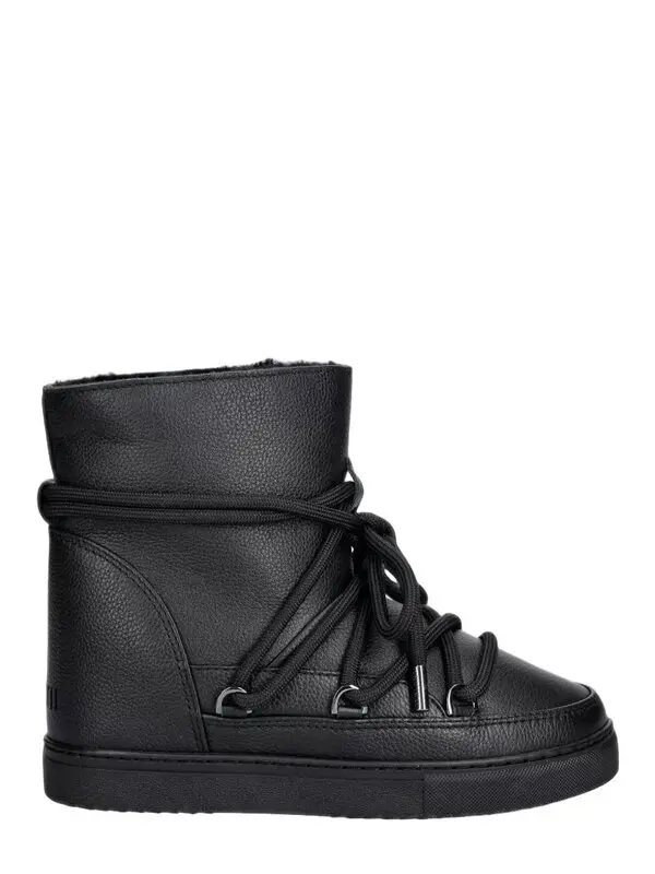 Inuikii Leather Lace-up Boots - Black
